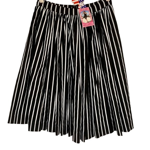 Pinup Couture | Skirts | Pinup Couture Victorian Stripe Jenny Skirt Halloween Jack Skellington ...
